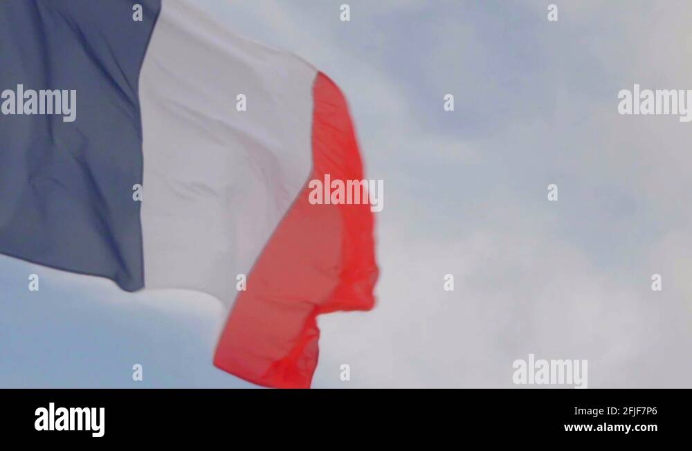 4k quality realistic french flag Stock Videos & Footage - HD and 4K ...