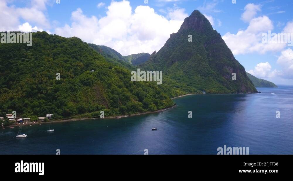Caribbean island pitons Stock Videos & Footage - HD and 4K Video Clips ...