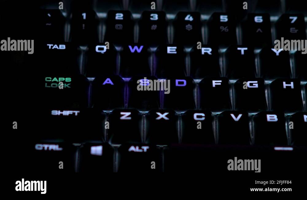 Wasd keys Stock Videos & Footage - HD and 4K Video Clips - Alamy