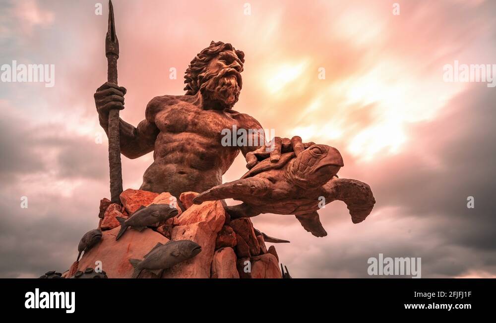 Statue roman god neptune trident Stock Videos & Footage - HD and 4K ...