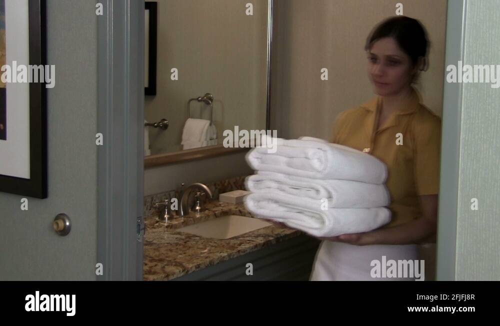 Hotel maid bathroom Stock Videos & Footage - HD and 4K Video Clips - Alamy