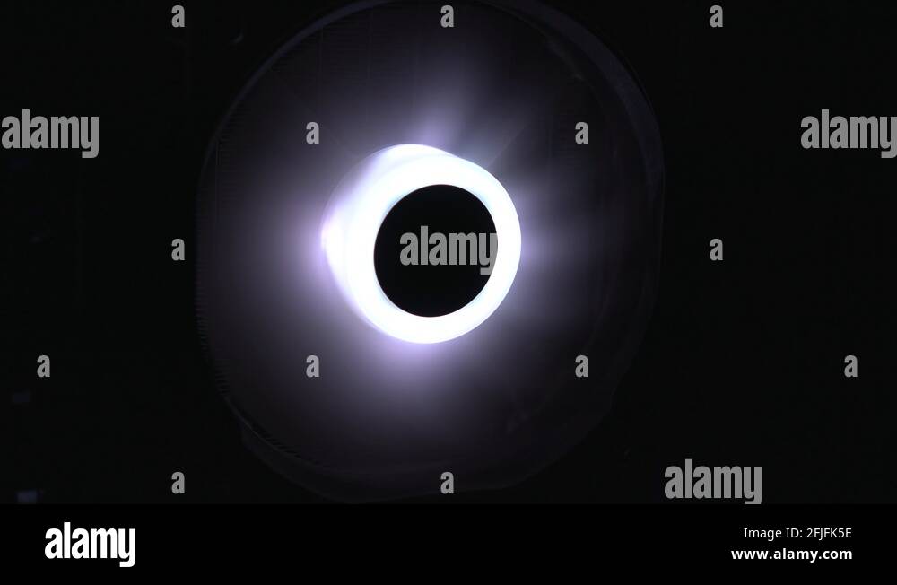 White LED Case Fan Cooling PC and Light Up Computer Case with Cool Look ...