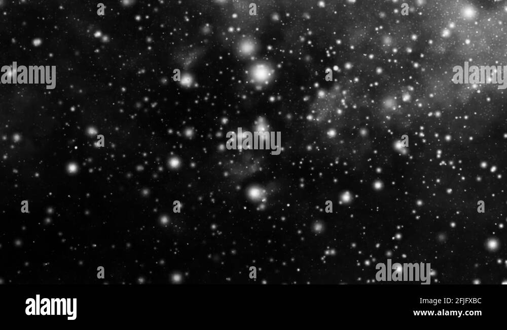 Outer space star field effect with black background. endless cinema ...