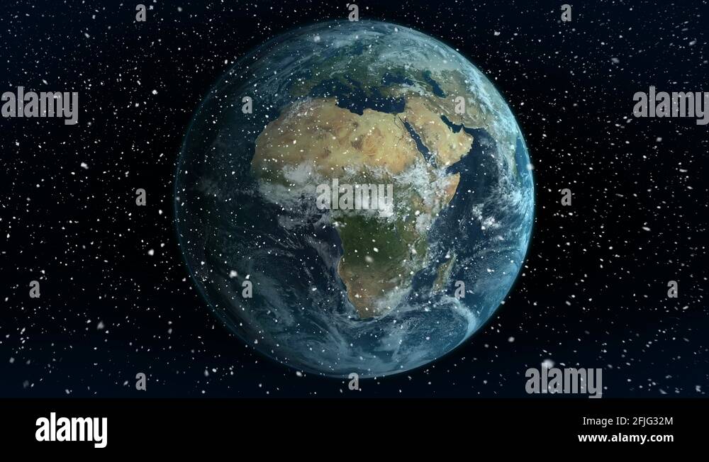 Digital animation of earth globe rotating on black background 4k Stock ...