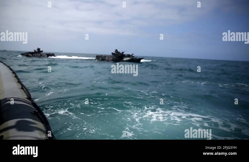 US Marines AAV units conduct their MCOTEA assessment on Marine Corps ...