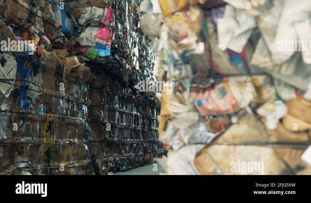 Trash piled in recycling center Stock Videos & Footage - HD and 4K ...
