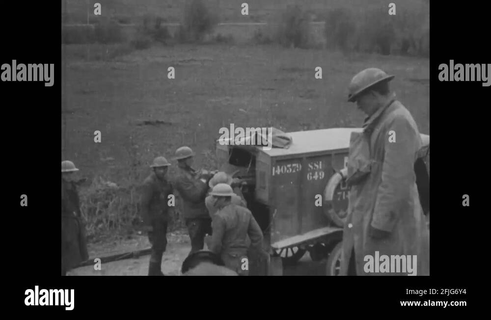 Wounded wwi american soldiers stretcher Stock Videos & Footage - HD and ...