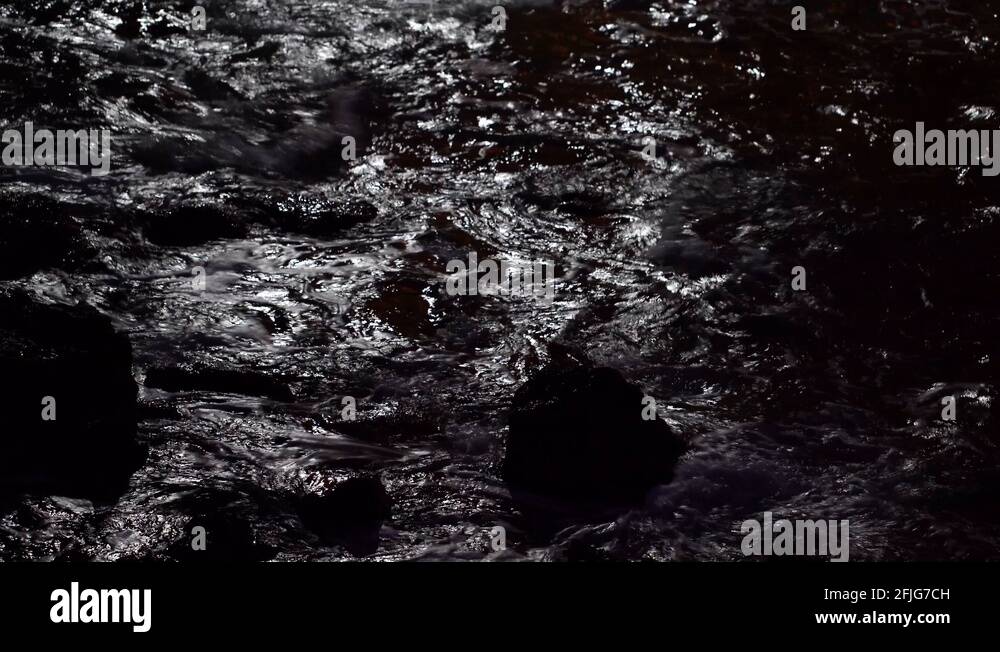 Black night sea water background in 4k Stock Video Footage - Alamy