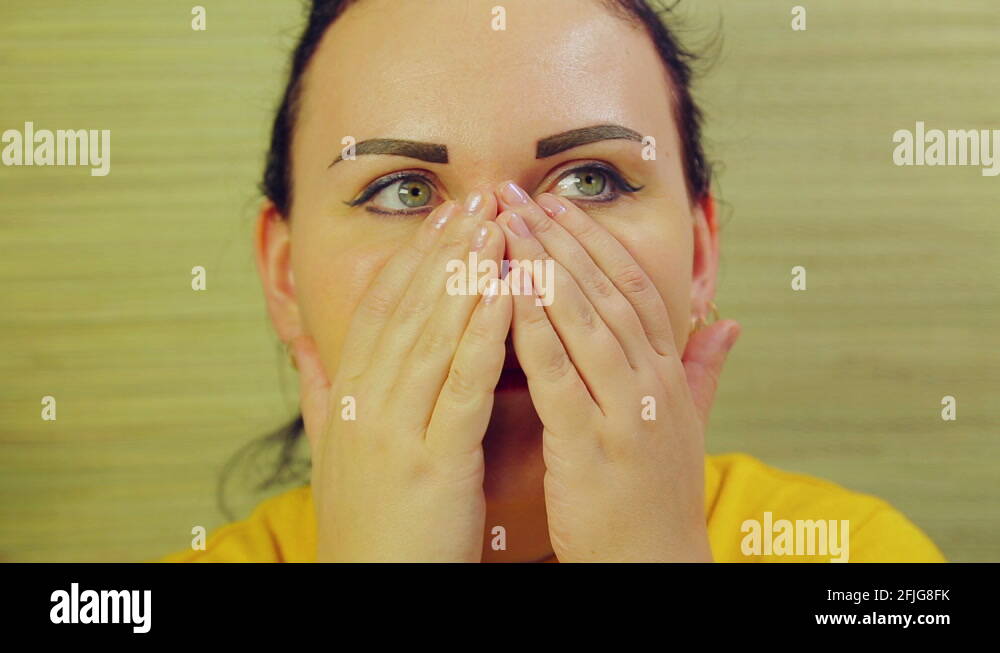 Woman hands face happy Stock Videos & Footage - HD and 4K Video Clips ...