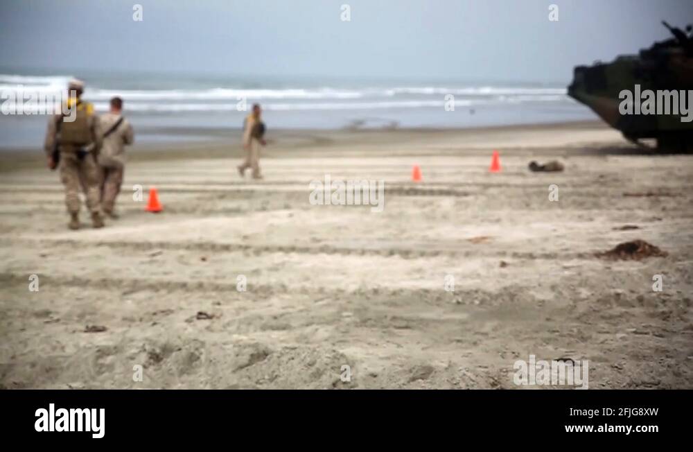 US Marines AAV units conduct their MCOTEA assessment on Marine Corps ...