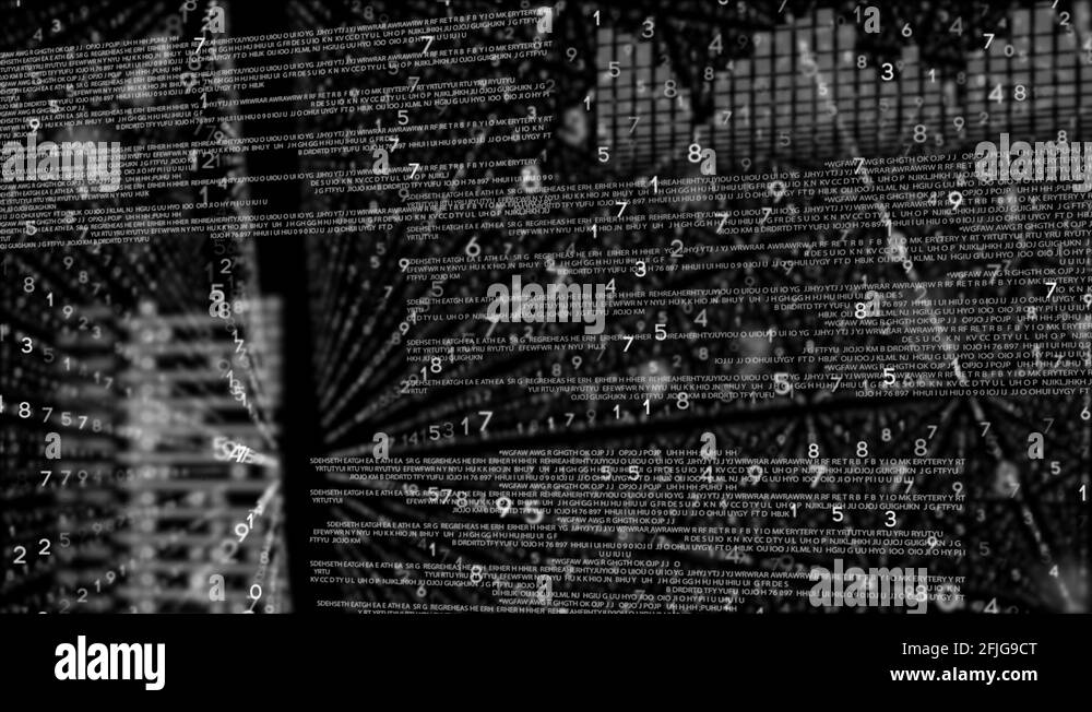 Digital animation binary code technology Stock Videos & Footage - HD ...