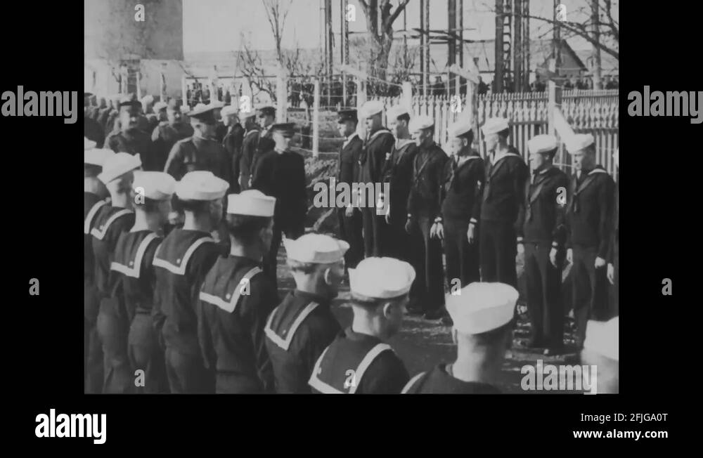 General John J. Pershing on a tour of inspection at the Embarkation ...