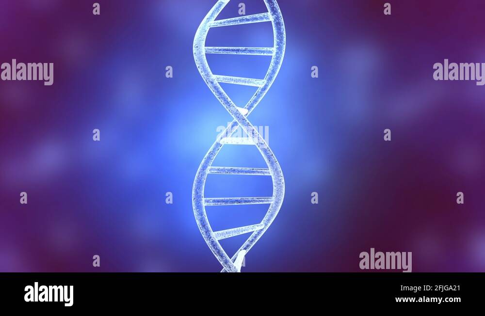 DNA Damage and dissolution Animation Stock Video Footage - Alamy