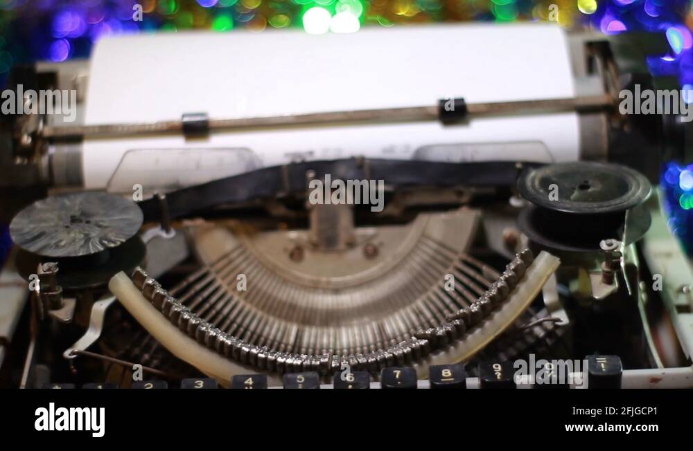 Vintage old typewriter hammers Stock Videos & Footage - HD and 4K Video ...