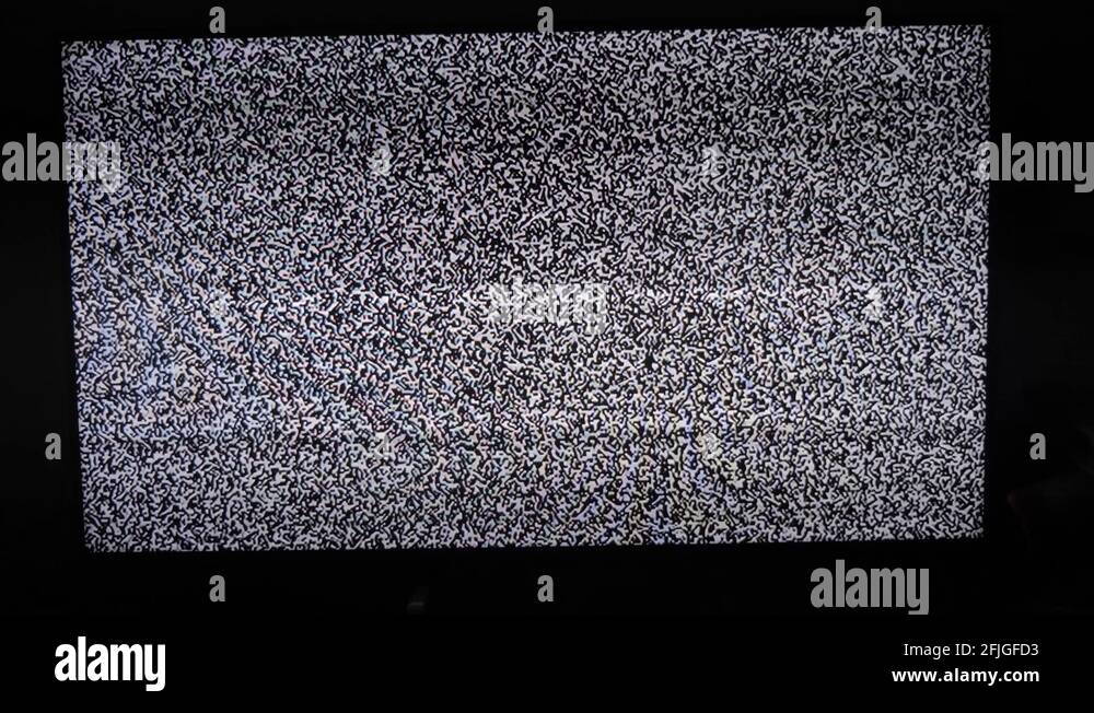 noise tv lifestyle background. Television screen with static noise ...