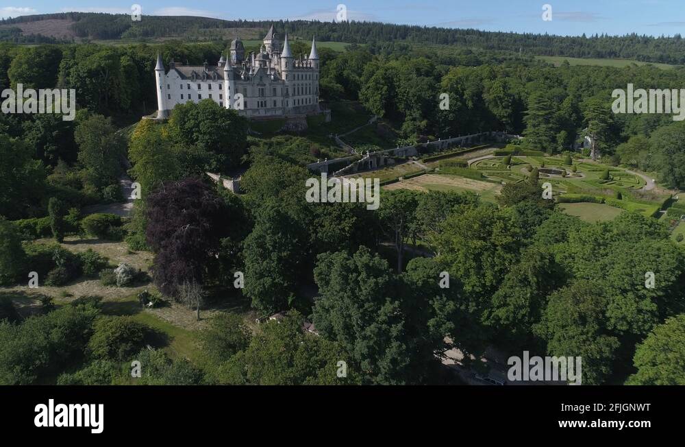 Dunrobin castle aerial Stock Videos & Footage - HD and 4K Video Clips ...