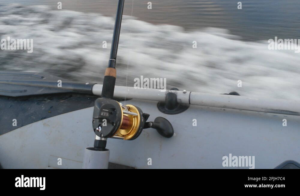 spinning is attached to the mount on Board the boat. the boat floats on ...