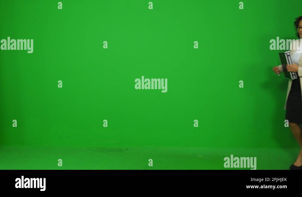 Smart Hispanic Woman Enters and Ticks Things Off a Checklist While She ...