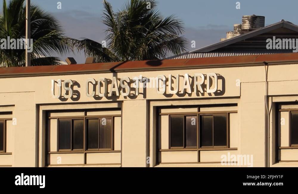 US Coast Guard Headquarters in Honolulu on the Island of Oahu, Hawaii ...