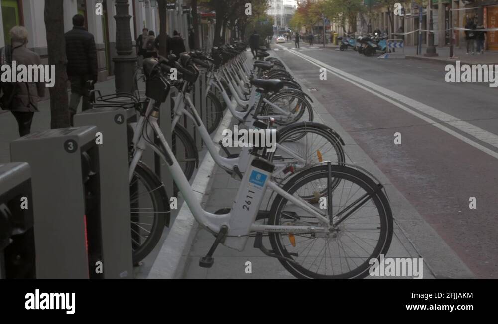 Public rental bikes Stock Videos & Footage - HD and 4K Video Clips - Alamy