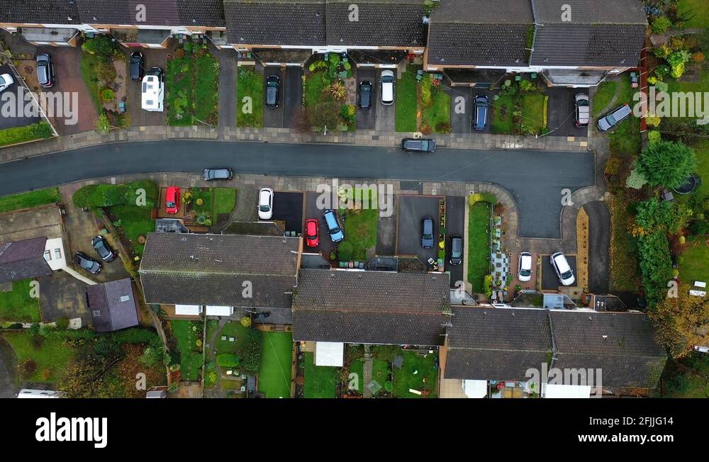 An aerial view of homes in britain Stock Videos & Footage - HD and 4K ...