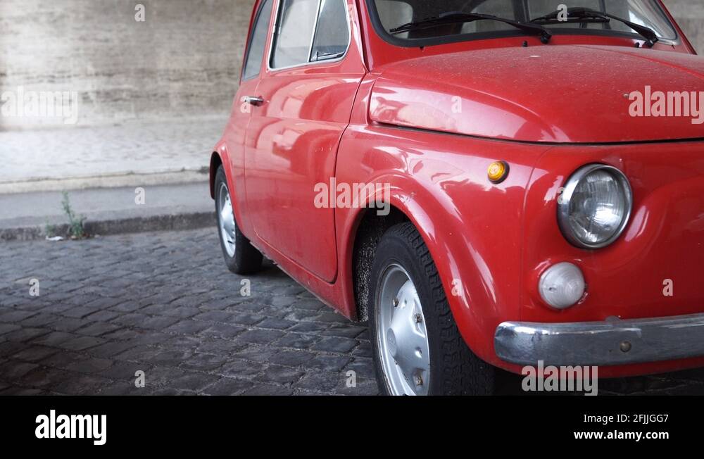Vintage fiat 500 parked in Stock Videos & Footage - HD and 4K Video ...