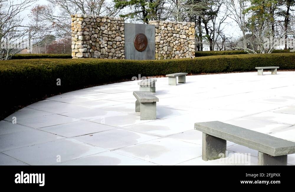 John F. Kennedy memorial, Hyannis, Ma. (Cape Cod Stock Video Footage ...