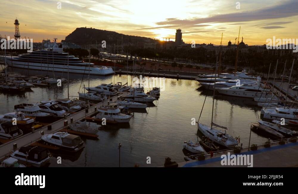 Marina port vell sunset Stock Videos & Footage - HD and 4K Video Clips ...