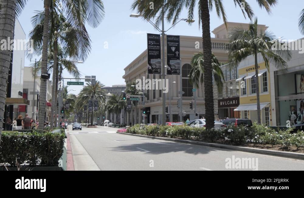 Rodeo Drive, Beverly Hills, Los Angeles, California, United States of ...