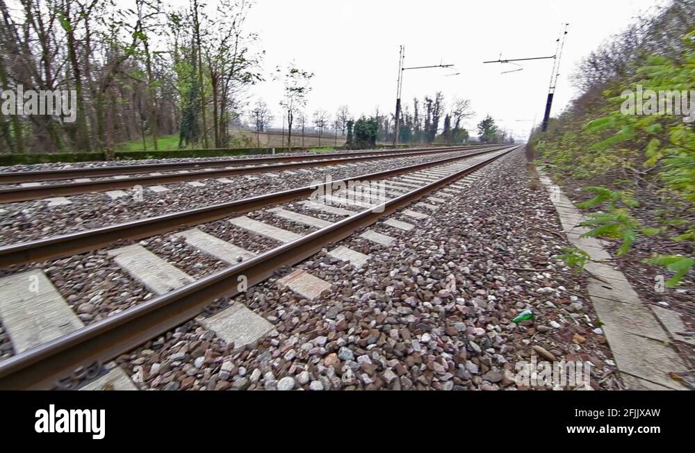 Rail view pan from left to right and right to left Stock Video Footage ...