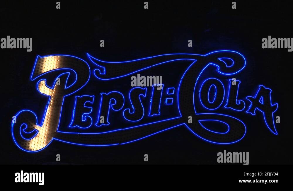 Neon pepsi cola sign Stock Videos & Footage - HD and 4K Video Clips - Alamy