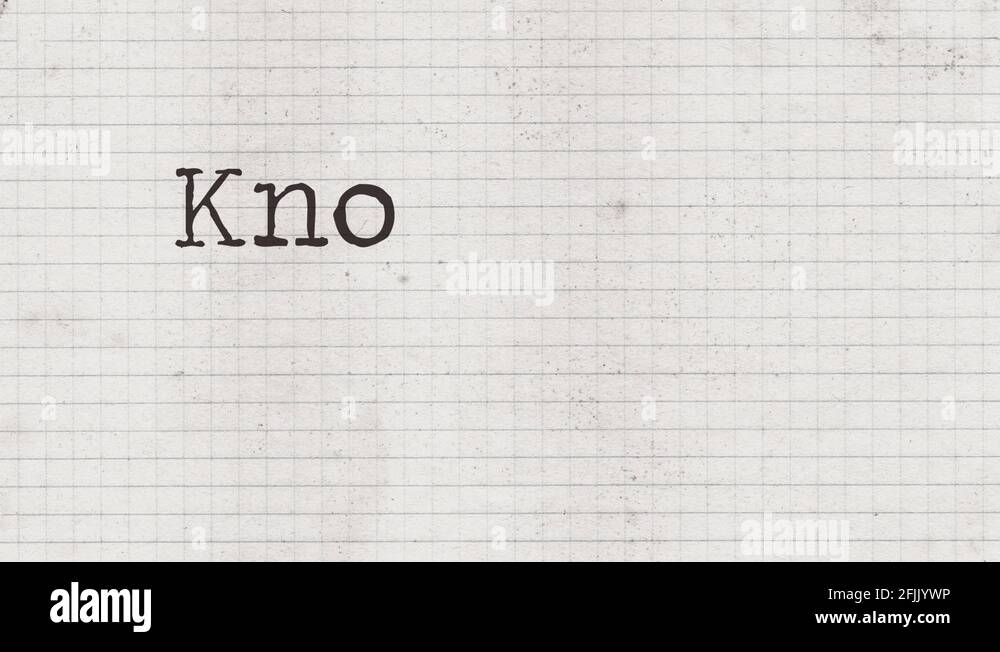 Typewriter characters appearing on an old paper sheet, composing the ...