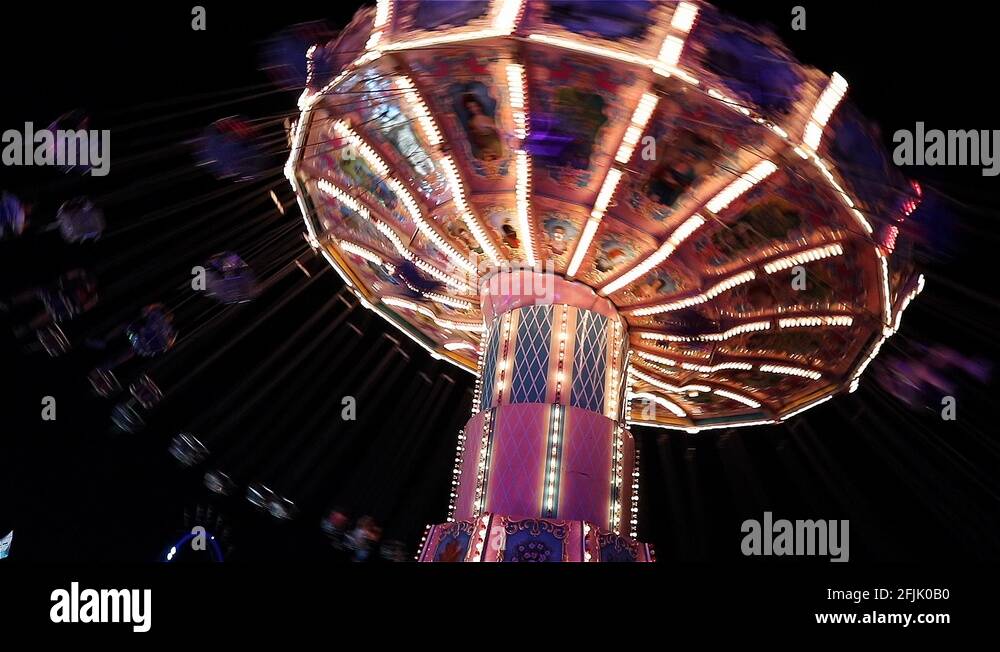Spinning amusement park ride Stock Videos & Footage - HD and 4K Video ...