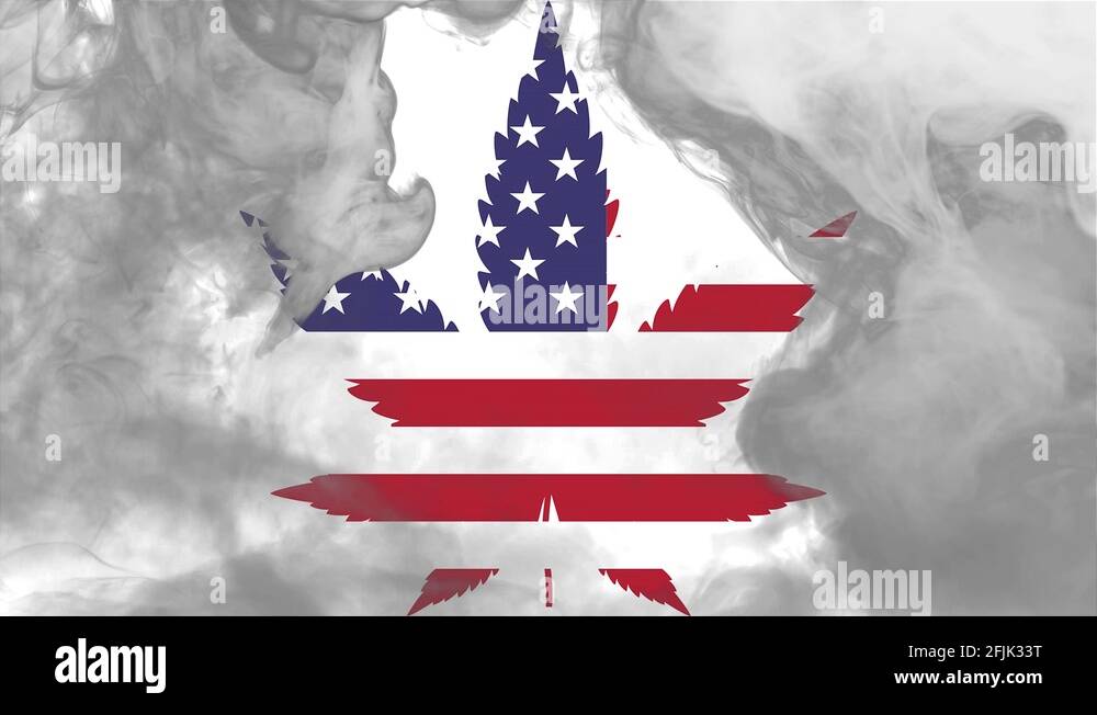 Flag with marijuana leaf Stock Videos & Footage - HD and 4K Video Clips ...