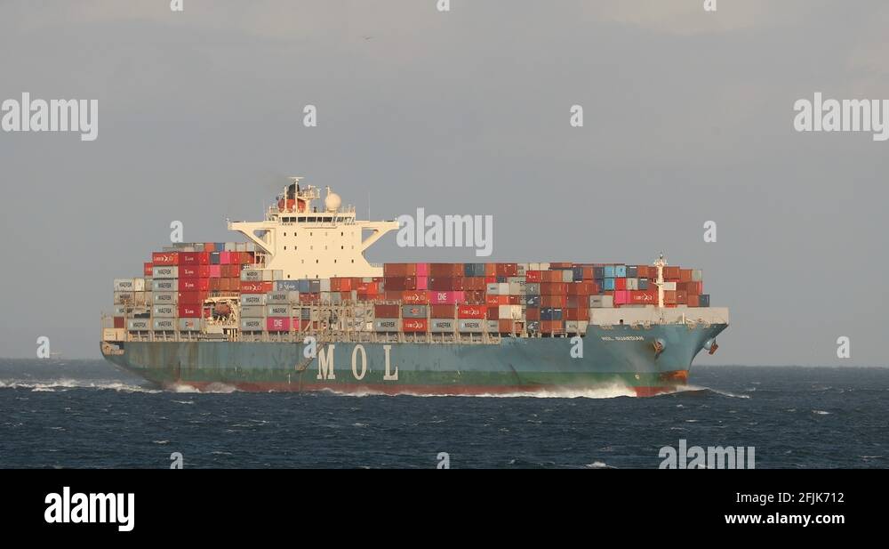 Container ship departing port Stock Videos & Footage - HD and 4K Video ...