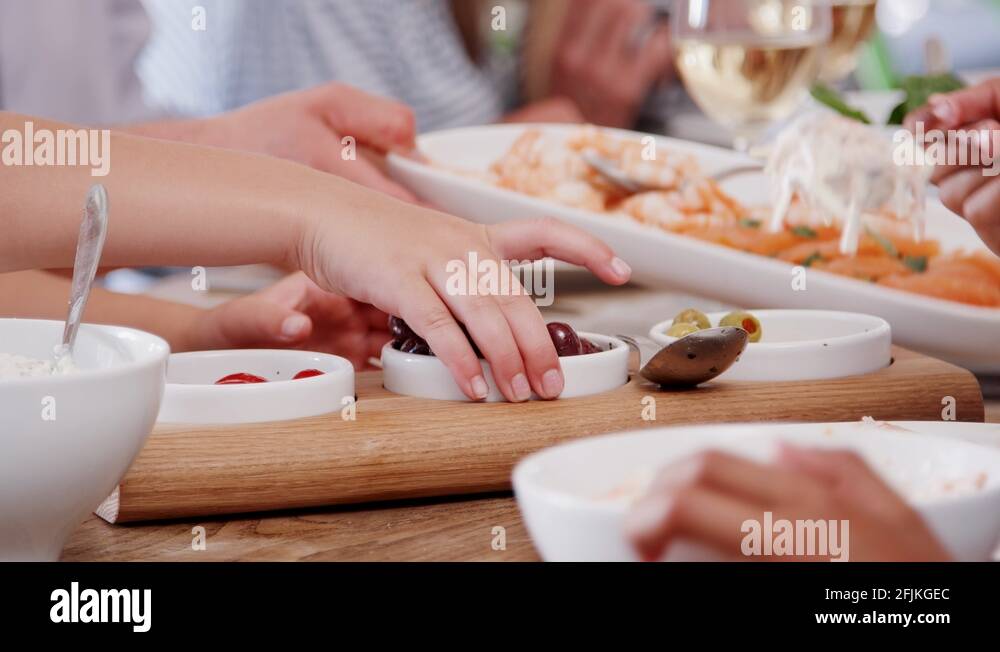 Family meal table serving Stock Videos & Footage - HD and 4K Video ...