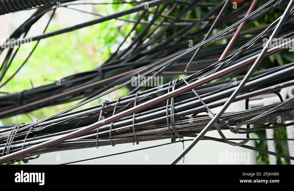 High voltage electric wire Stock Videos & Footage - HD and 4K Video ...