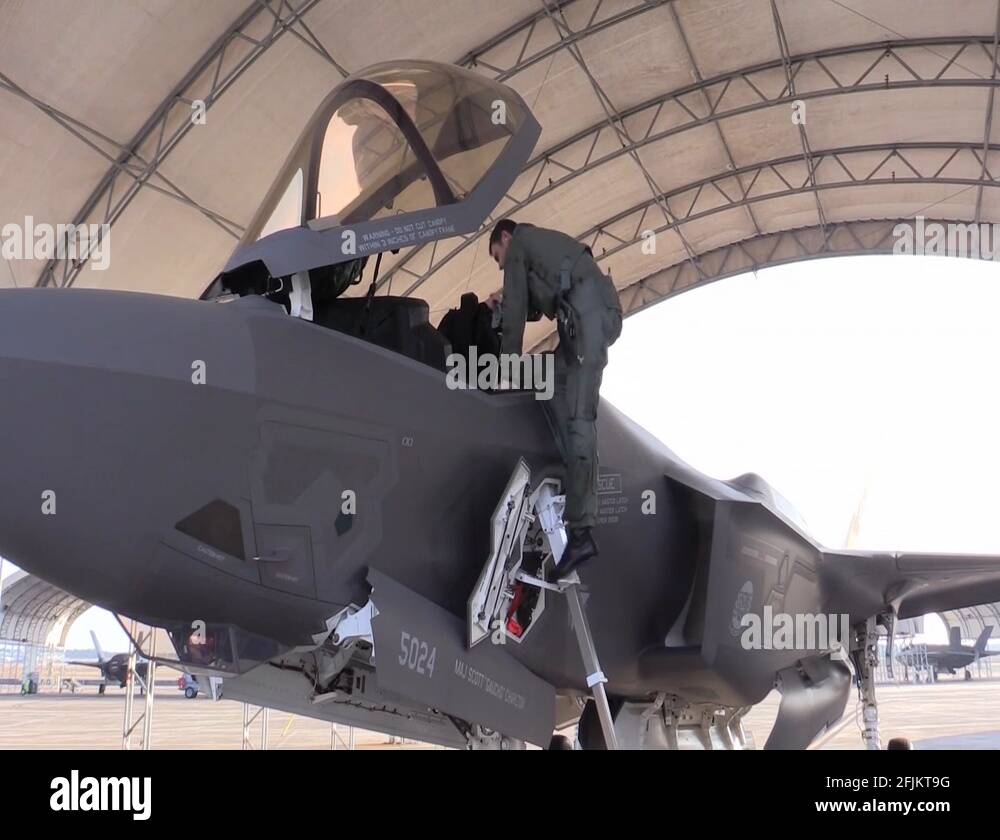 Australian Pilot Completes First F-35 Flight - 2015 Stock Video Footage ...
