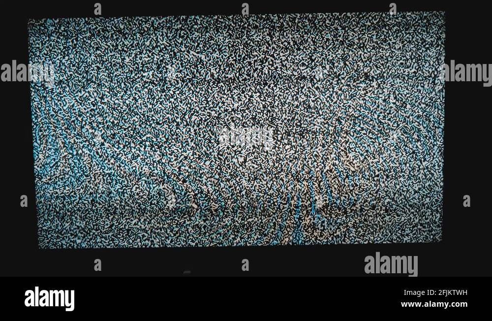 noise tv background. Television screen with static noise caused by bad ...