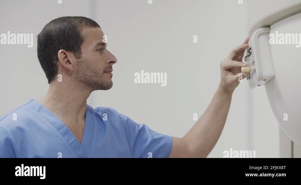Magnetic Resonance Test on an Old Woman at Hospital Stock Video Footage ...
