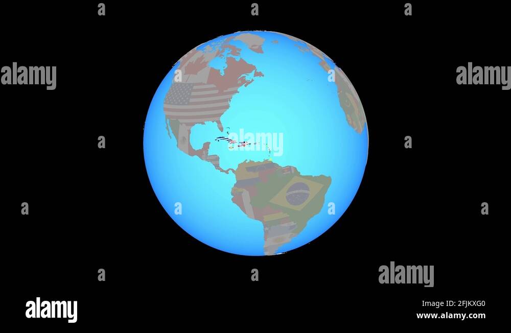 Map of the caribbean region Stock Videos & Footage - HD and 4K Video ...