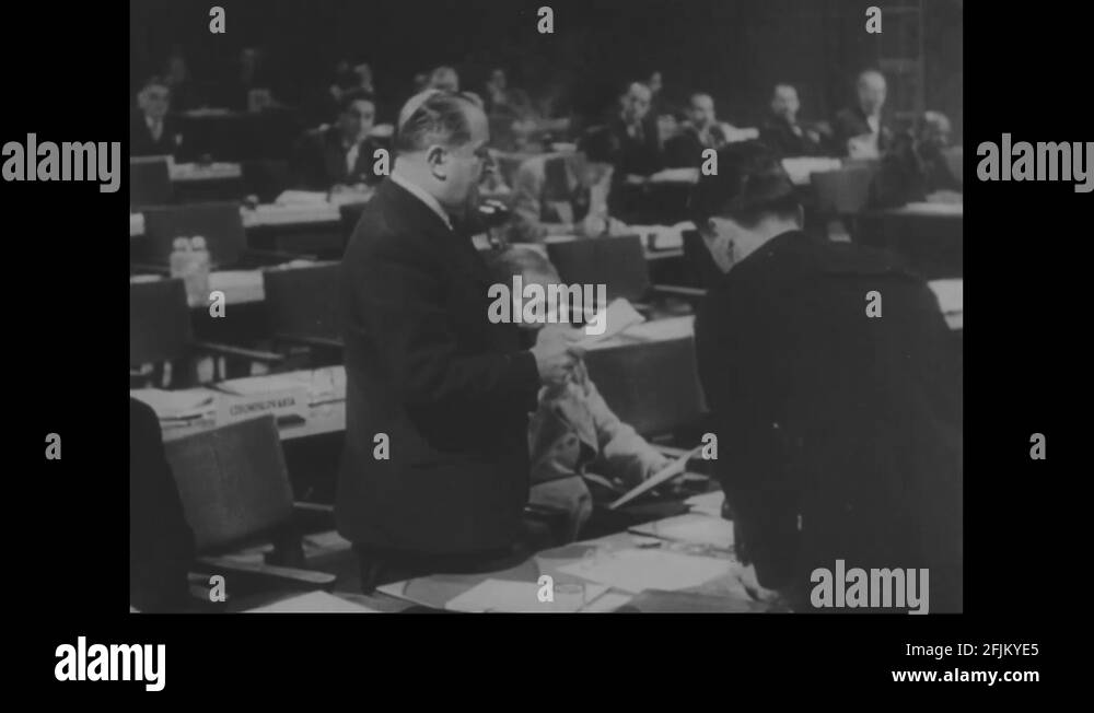 Scenes of children play in the garden and doctors check children - 1946 ...