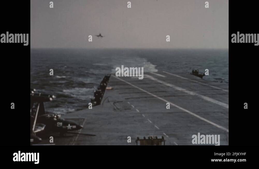 Skyhawk on aircraft carrier Stock Videos & Footage - HD and 4K Video ...