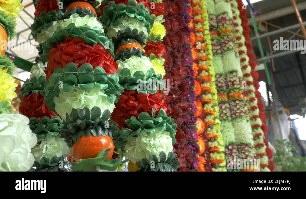 Hanging flower garlands Stock Videos & Footage - HD and 4K Video Clips ...