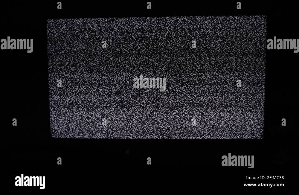 noise tv background. Television screen with static noise caused by bad ...