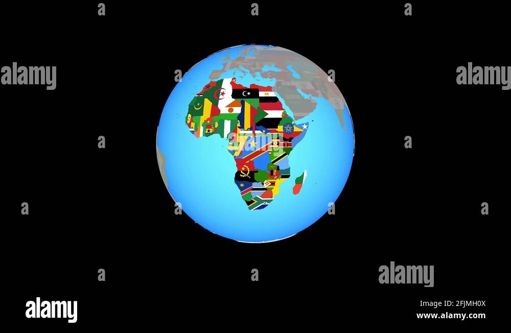 Africa continent political map Stock Videos & Footage - HD and 4K Video ...
