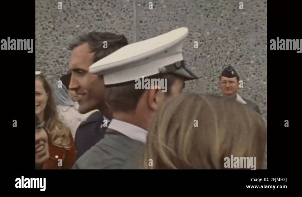 Lt. Col. Robert Stirm interact with crowd at Travis air force base ...