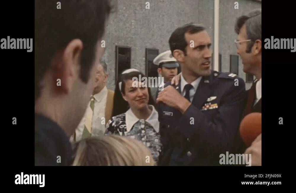 Lt. Col. Robert Stirm interact with crowd at Travis Air Force Base ...