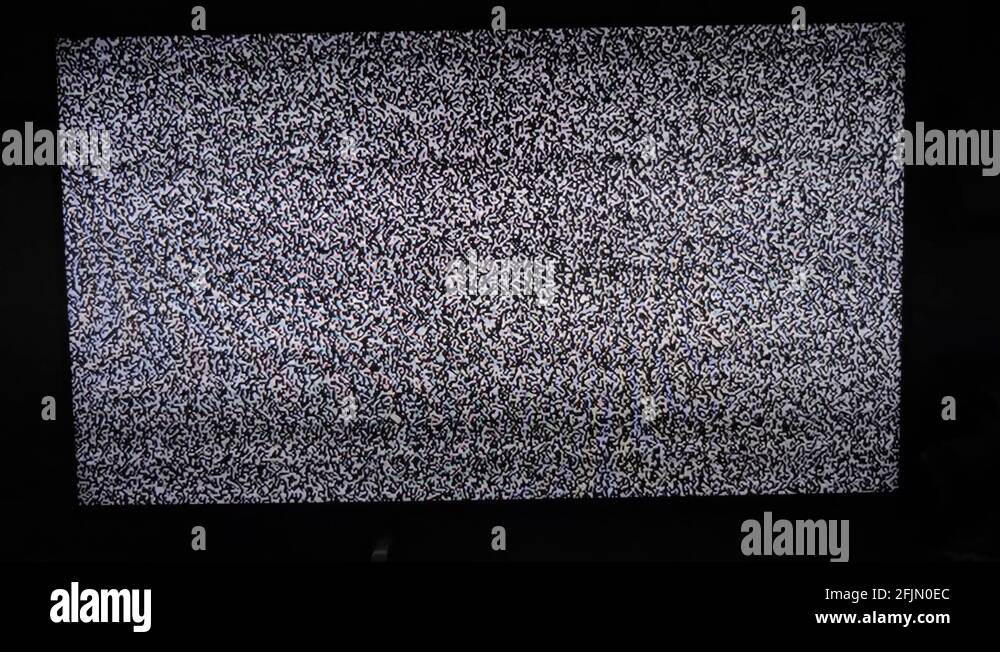 noise tv background. Television screen with static noise caused by bad ...