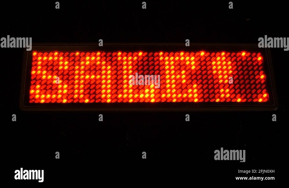 Red led display Stock Videos & Footage - HD and 4K Video Clips - Alamy